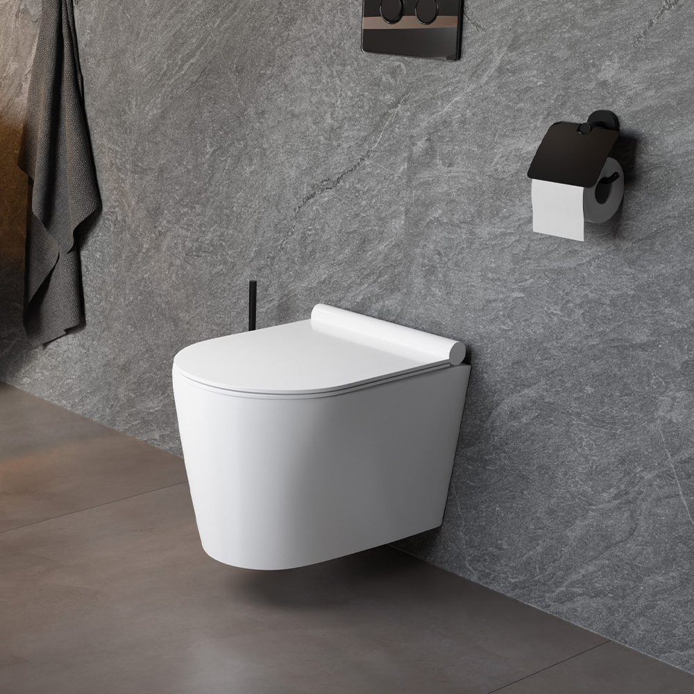 MUSA NEW závesné WC PureRim + slim WC sedadlo | Aquaterm.sk